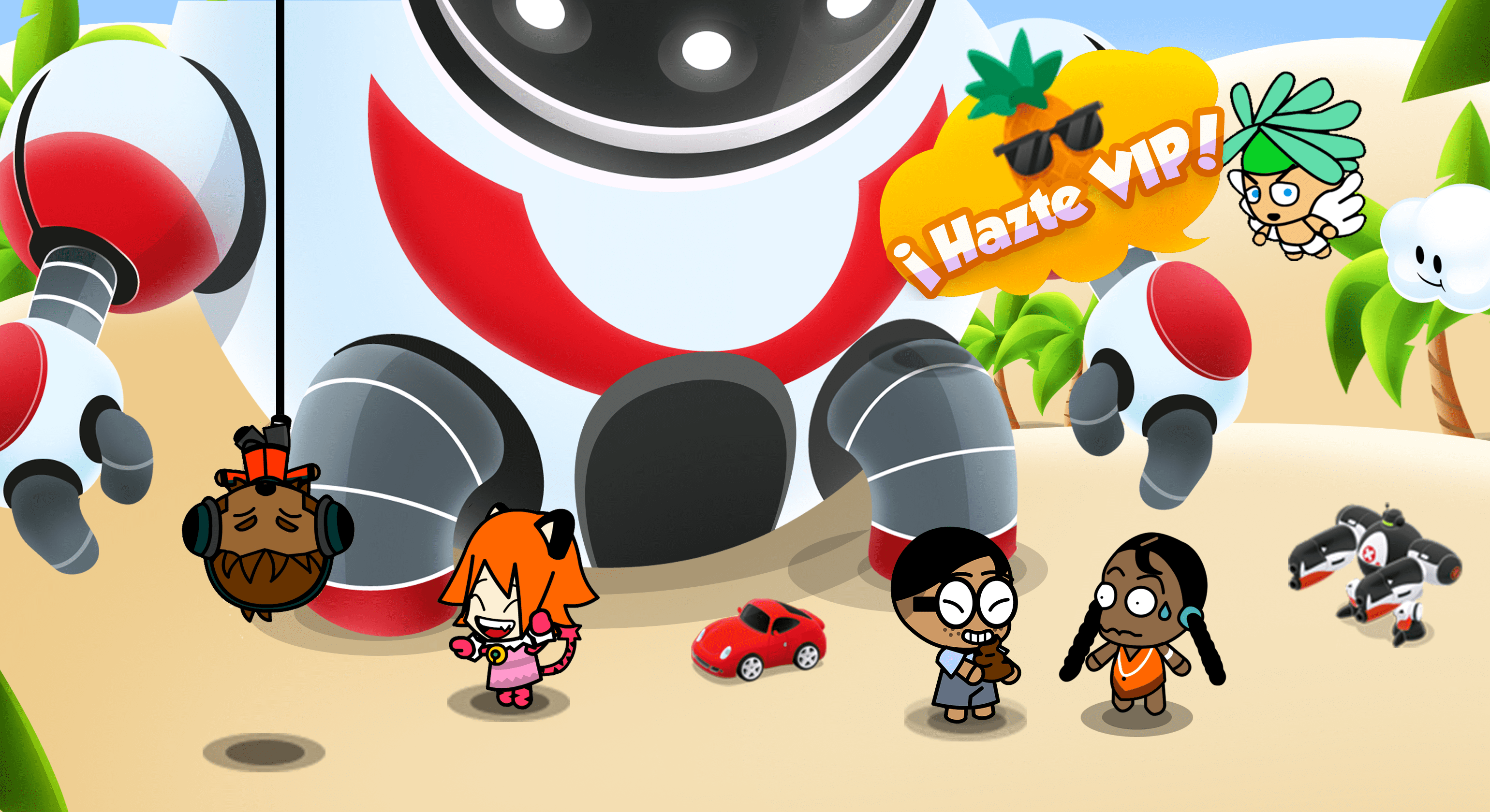 Explora, Haz Amig@s y Diviértete en un Mundo Tropical - BoomBang